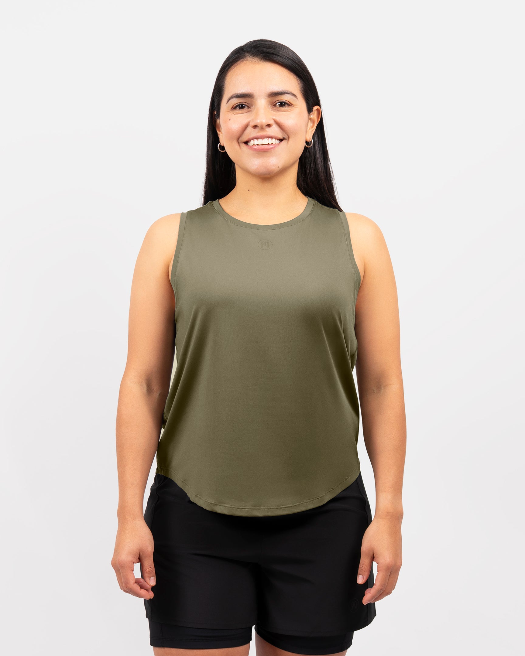Lea Dusty Green Sports Top – Maya Freya
