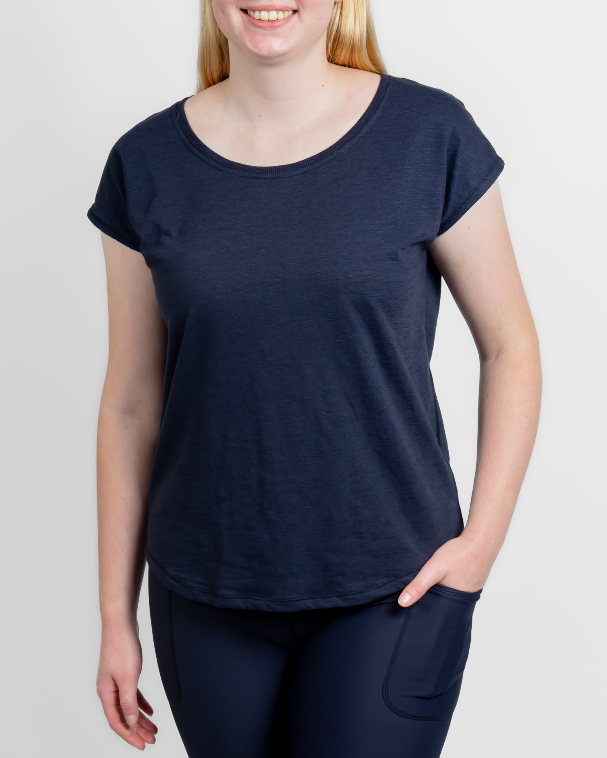 Marley Relaxed Deep Blue T-Shirt – Maya Freya