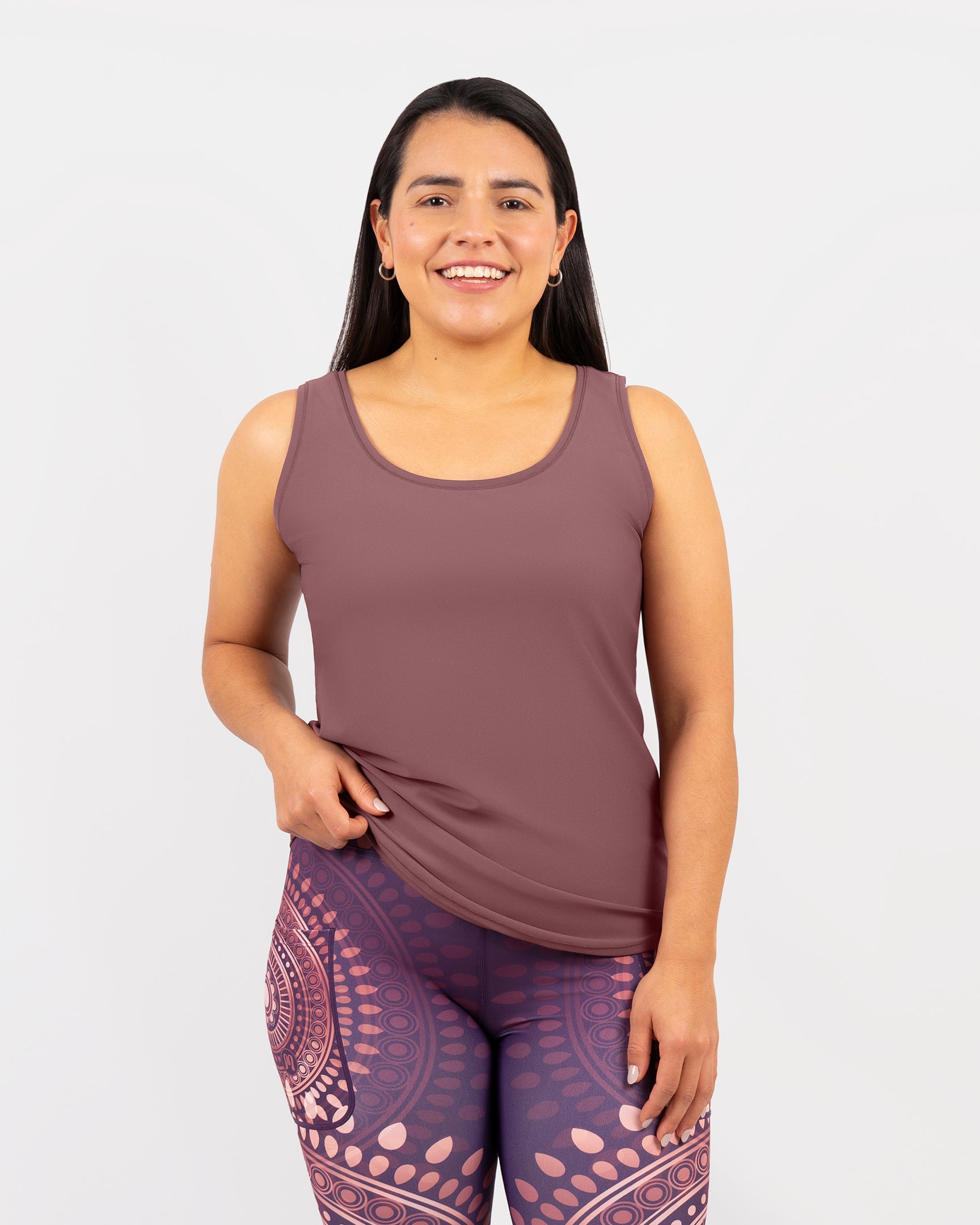 Vigga Fitted Dusty Rose Top – Maya Freya